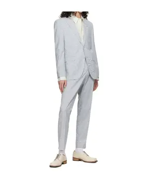 Hugo Boss Single-breasted Two-piece Suit - Light Blue