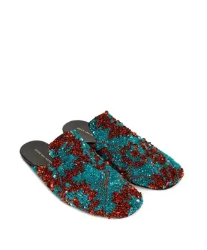 Dries Van Noten Embellished Slippers
