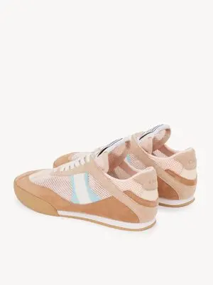 Chloé Kick Mesh Low-top Sneakers - Nude