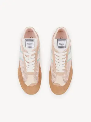 Chloé Kick Mesh Low-top Sneakers - Nude