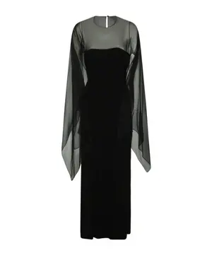 Alberta Ferretti Button Detailed Dresses