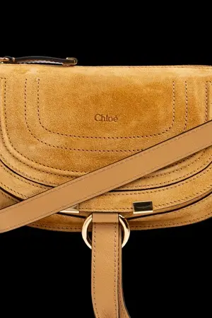 Chloé Marcie Mini Shoulder Bag - Beige