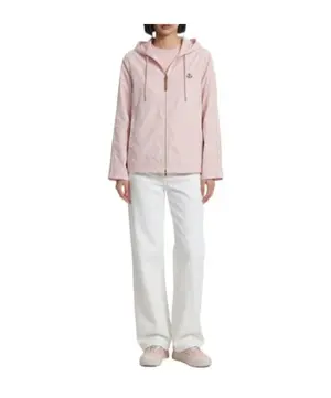 Moncler Sarracenia Tech Blend Hooded Casual Jacket - Pink