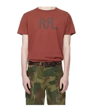 Ralph Lauren Ranch Logo Crew Neck T-shirt - Red Snapper