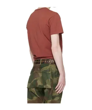 Ralph Lauren Ranch Logo Crew Neck T-shirt - Red Snapper