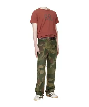 Ralph Lauren Ranch Logo Crew Neck T-shirt - Red Snapper