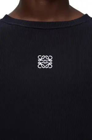 Loewe Long-sleeved Crewneck T-shirt - Black