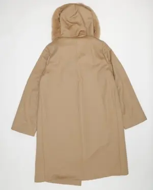 Max Mara Hooded Waistcoat With Fur Trim