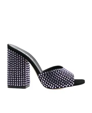 Paris Texas Embellished Slip-on High Heel Mules