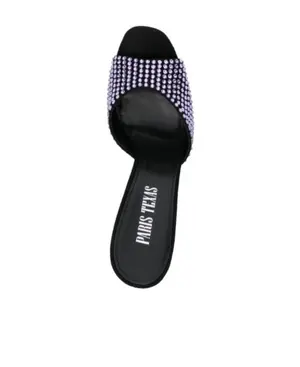 Paris Texas Embellished Slip-on High Heel Mules