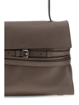 Moschino Flap Shoulder Bag - Brown