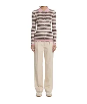 Moncler Wide Leg Tailored Pants