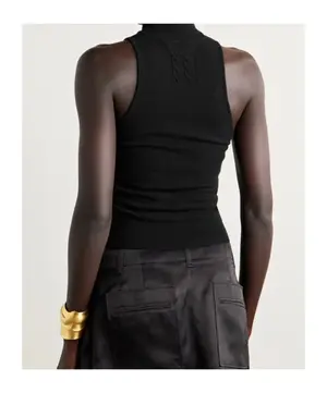 NILI LOTAN Sleeveless High Neck Top