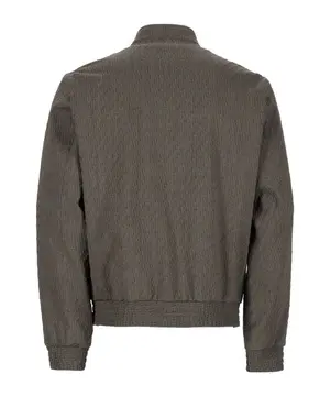 Emporio Armani Textured Stand-collar Jacket