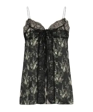 Dolce & Gabbana Floral Lace Trim Camisole