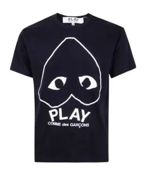 Play Comme Des Garcon Comme Des Garçons Play Logo Printed Crewneck T-shirt