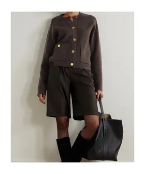 TOTEME Button Detail Cardigan - Black