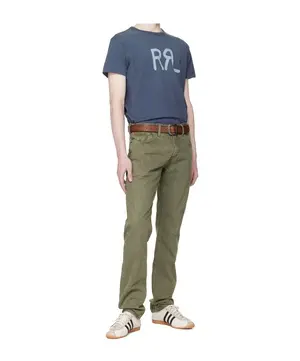 Ralph Lauren Ranch Logo Crew Neck T-shirt - Sea-blue