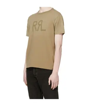 Ralph Lauren Ranch Logo Crew Neck T-shirt - New Tan