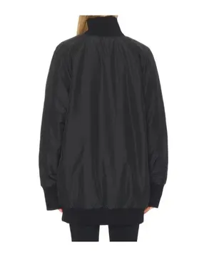 Norma Kamali Oversized Padded Shell Bomber Jacket
