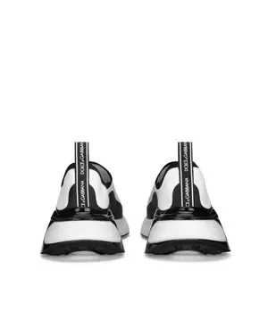 Dolce & Gabbana Sorrento Stretch Mesh Sneakers - Black