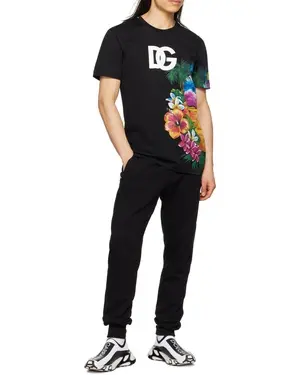 Dolce & Gabbana Sorrento Stretch Mesh Sneakers - Black