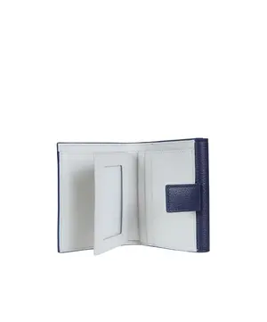 FERRAGAMO Gancini Compact Wallet - Blue
