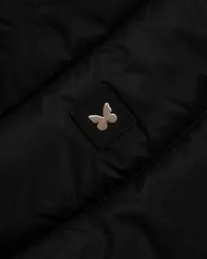 Max Mara Quilted Down Jacket With Stand Collar - Black