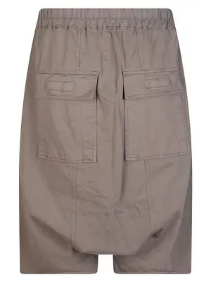 Rick Owens Dropped-crotch Drawstring Shorts - Gray