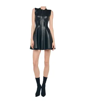 Norma Kamali Sleeveless Grace Mini Dress