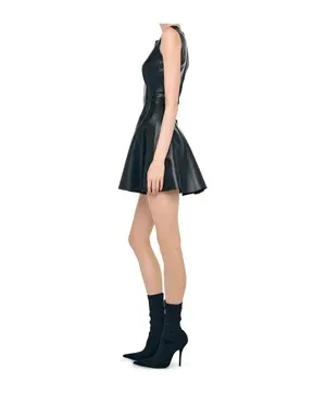 Norma Kamali Sleeveless Grace Mini Dress