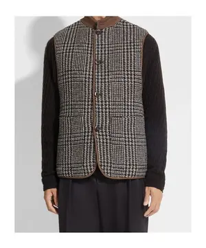 Zegna Wool And Cashmere Vest