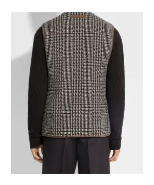 Zegna Wool And Cashmere Vest