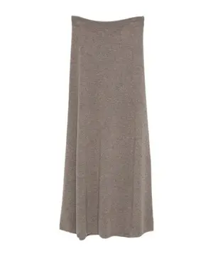 LISA YANG Torie A-line Midi Skirt - Gray