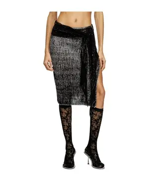 DIESEL® M-meganoid Midi Skirt