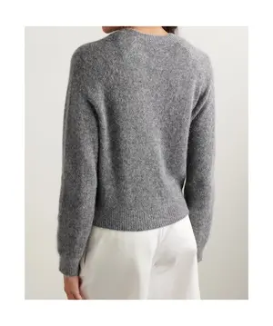 DÔEN Petra Knitted Cardigan - Light Gray