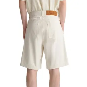 Séfr Davis Denim Shorts - White