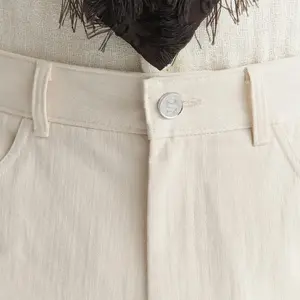 Séfr Davis Denim Shorts - White