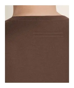 Zegna Vellus Aureum Crewneck Sweater - Brown