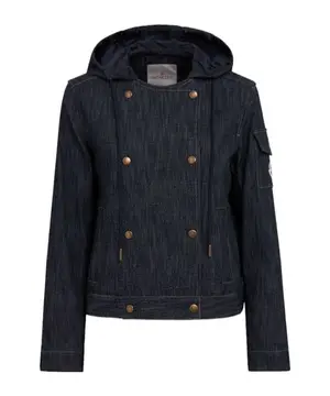 Moncler Diervilla Denim Jacket With Hood