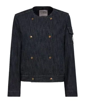 Moncler Diervilla Denim Jacket With Hood