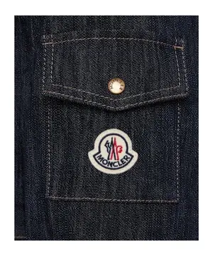 Moncler Diervilla Denim Jacket With Hood