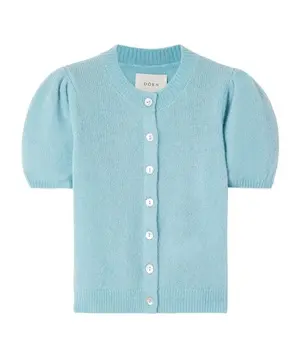 DÔEN DOEN Anisa Puff Sleeve Knit Cardigan