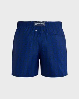 Vilebrequin Drawstring Swim Trunks With Patterned Print
