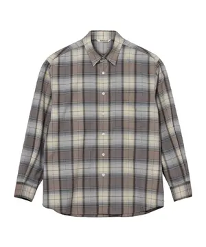 Auralee Check-pattern Shirt