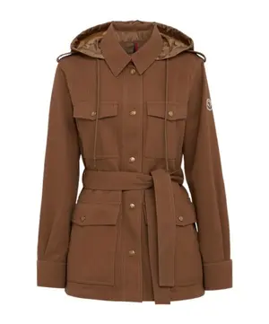 Moncler Centaurea Cotton Field Jacket - Brown