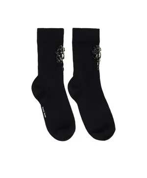 Applique Socks Hosiery For Women