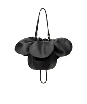 Simone Rocha Flower Petal Shoulder Bag - Black