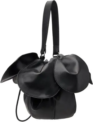 Simone Rocha Flower Petal Shoulder Bag - Black