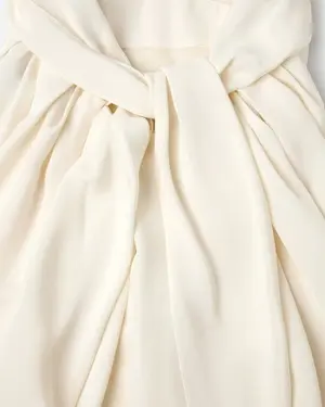 Versace Draped Open-back Dress